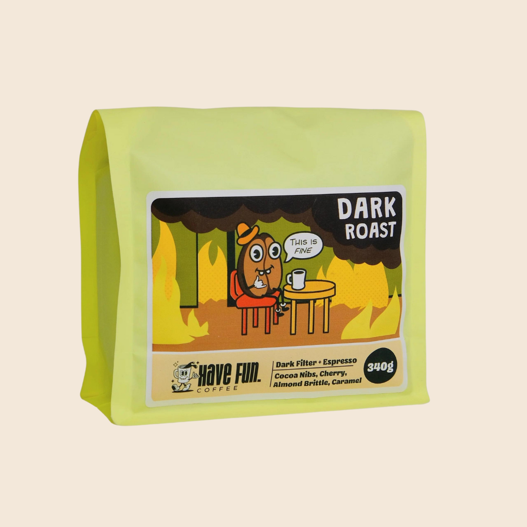 This Is Fine par Have Fun Coffee - Café In Gamba